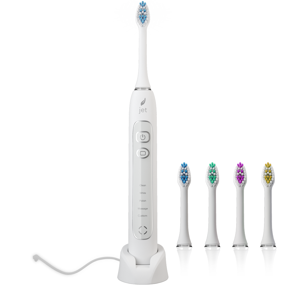 JetWave Rechargeable Sonic Toothbrush - White